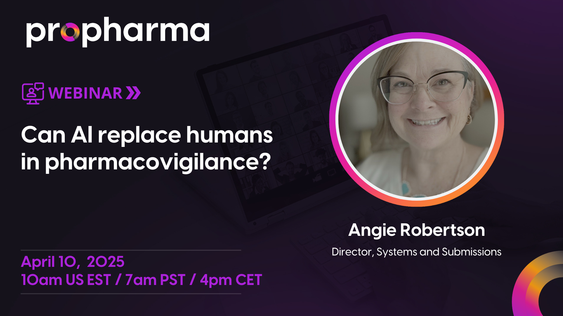 Webinar: Can AI replace humans in pharmacovigilance?